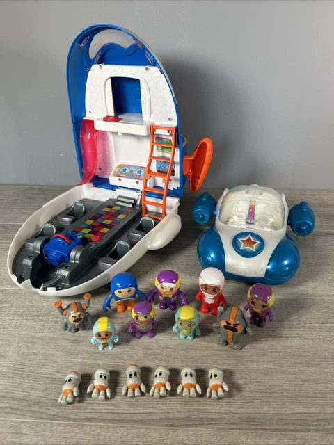 GO JETTERS LARGE Toy Bundle Jet Pad Figures Cbeebies Playset Working ...