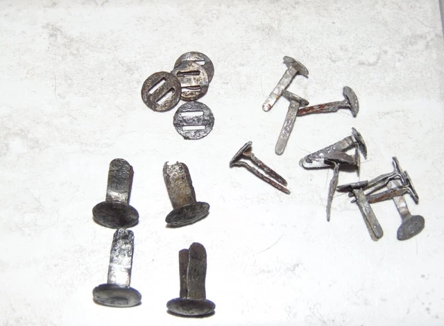 WW2 WWII German helmet rivets and washers for attaching liner EUR 43,21 ...