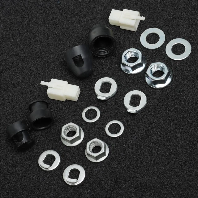 NUT NUT COVER M12/M14 Lock Nut Motor Axle EBIKES E-bike Hub Lock Washer ...