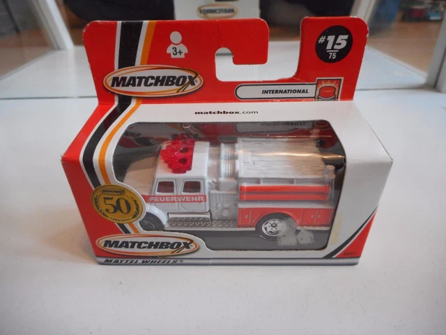 MATCHBOX INTERNATIONAL FIRE Truck in weiß in Box EUR 6,99 - PicClick DE