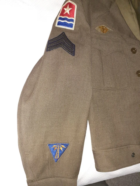 ORIGINAL WWII, WW2, 9Th Army Air Force Ike Jacket Lot 6000 £38.17 ...