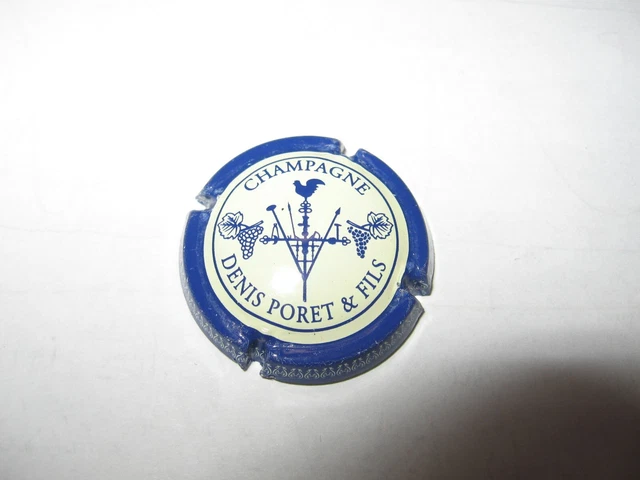 1 CAPSULE DE champagne Poret Denis et Fils N°1 contour bleu EUR 1,00 ...