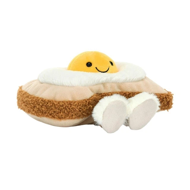 AMUSEABLES EGGLANTINE EGG on Toast plush doll tags+dust bag Je//lly*cat ...