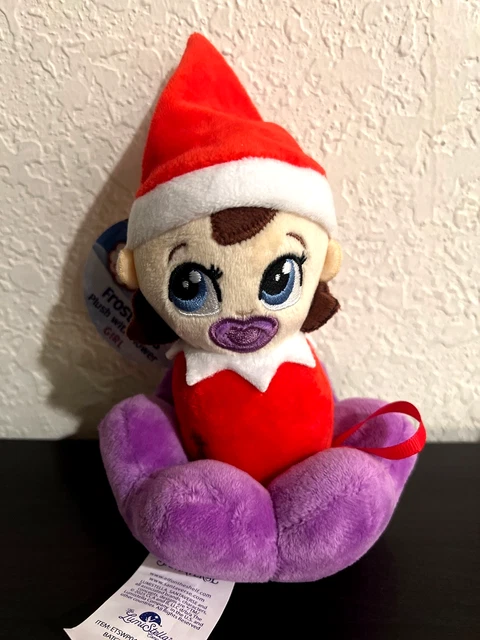 ELF ON THE Shelf Santaverse Frost Pips Baby Girl w/ Flower Plush ...