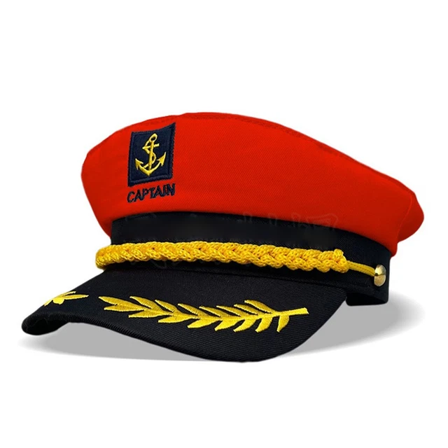 NAVY HAT CAPTAINS Decorative Sailor Adjustable Cap Military Skipper Men Women $13.34 - PicClick AU