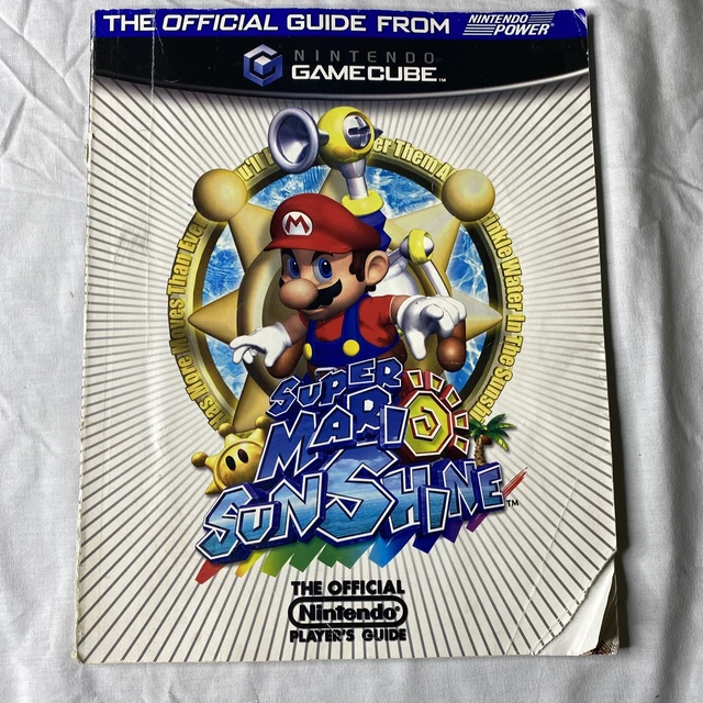 OFFICIAL NINTENDO POWER Super Mario Sunshine Strategy Guide Gamecube ...