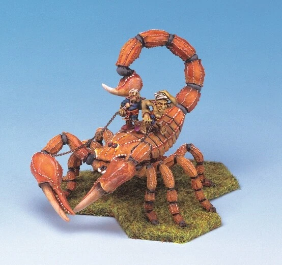 RAL PARTHA GIANT SCORPION (Goblins not included) Runequest D&D 4716A ...
