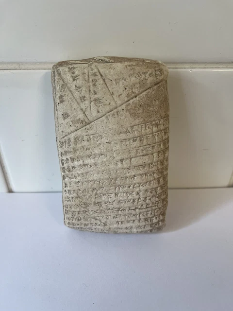 ANCIENT SUMERIAN CUNEIFORM Clay Tablet Vintage Display £43.00 - PicClick UK