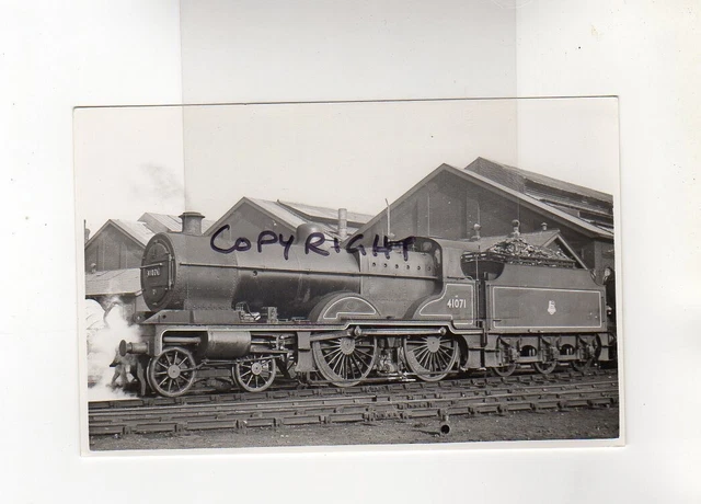 RAIL PHOTO LMS 440 Compound 41071 Derby shed Derbyshire MR £2.69 ...