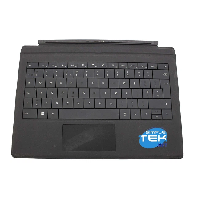 MICROSOFT KEYBOARD ORIGINAL Surface Pro 3 4 5 6 7 Qwerty Layout UK ...