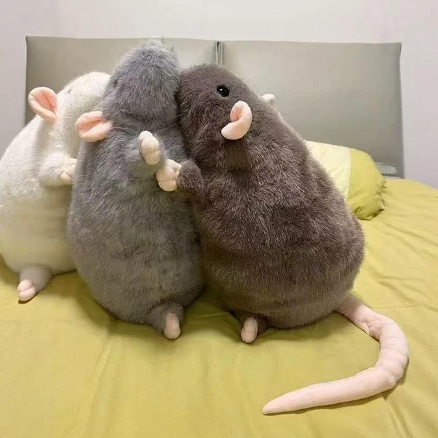 JUMBO RAT PLUSH, 2026 New Chonky Rat Plush, Weighted Mouse Stuffed ...
