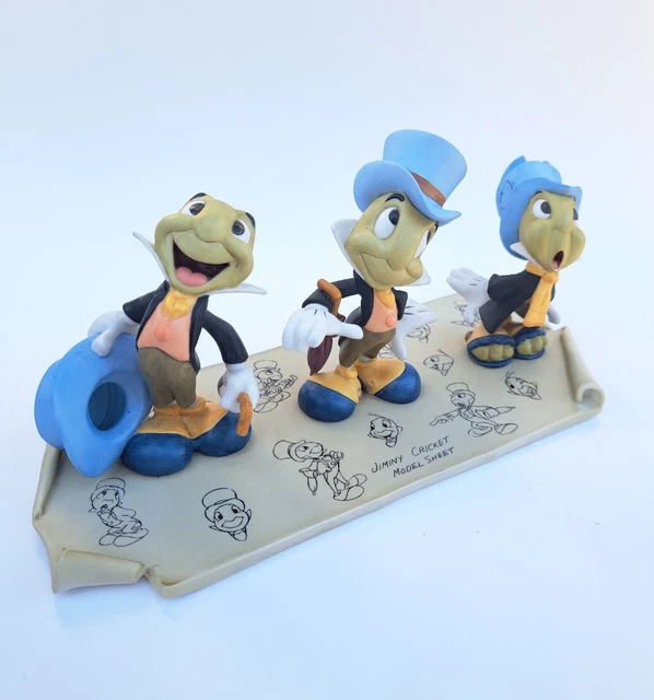 DISNEY PINOCCHIO JIMINY Cricket model sheet scene figure statue ...