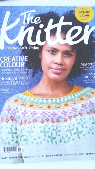 KNITTING MAGAZINE THE Knitter Issue 154 £6.00 - PicClick UK