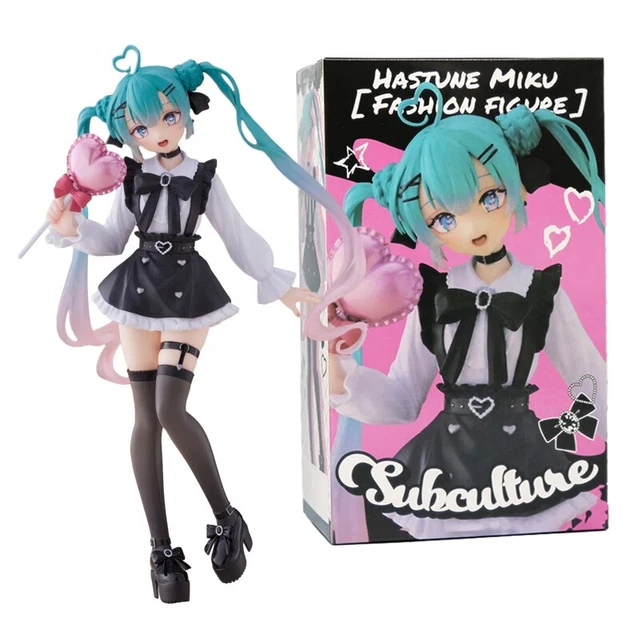 HATSUNE MIKU VOCALOID 18cm Gothic Fashion Subculture Figurine Japanese ...