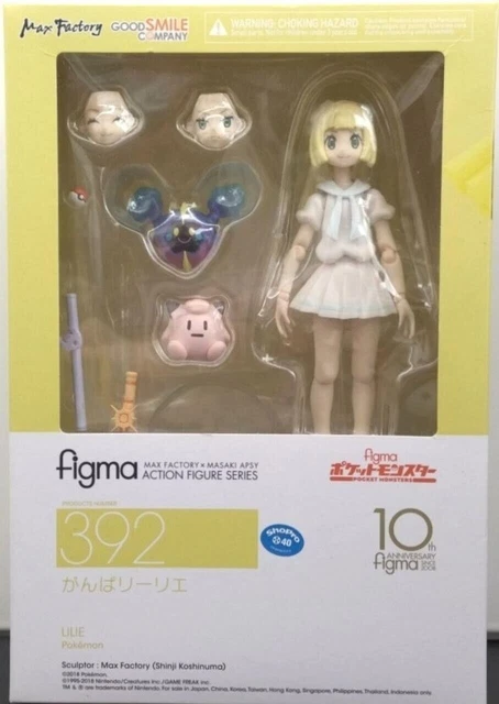 FIGURA DE ACCIÓN figma 392 Pokemon Lively Lillie GOOD SMILE COMPANY ...