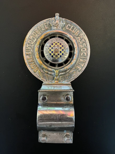 RAC HALIFAX ENAMEL Badge Rare ROYAL AUTOMOBILE CLUB ASSOCIATION c1930s ...