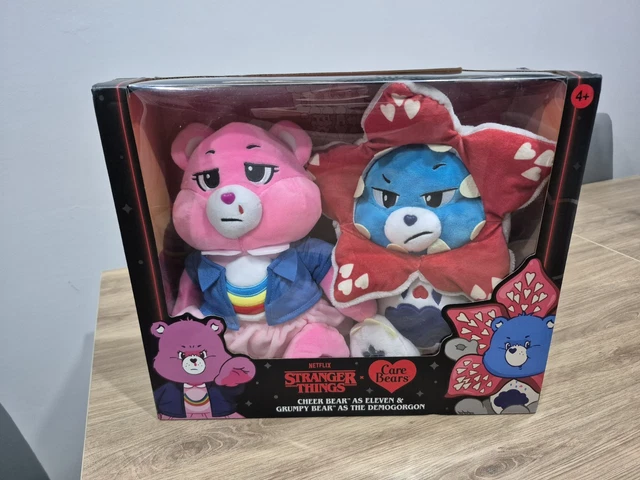 NEW LIMITED EDITION Care Bears 30cm Stranger Things Eleven & Demogorgon ...