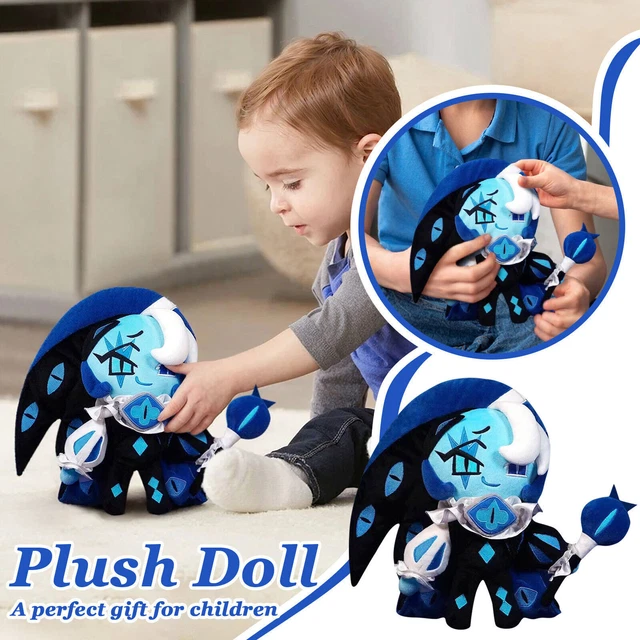 SHADOW MILK COOKIE Figure Plush Doll Cookie Run: Kingdom Game ...