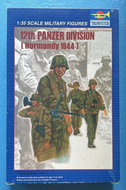 1/35 GERMAN 12TH Panzer Division Normandy 1944 Soldiers Plastic el Kit ...