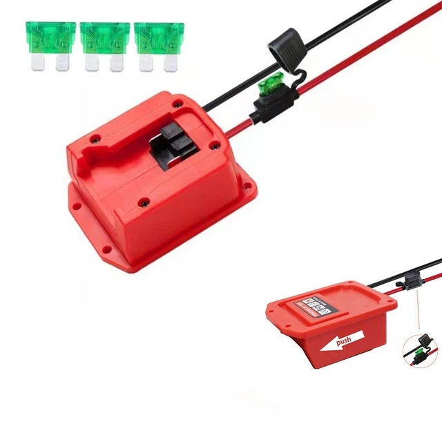 RELIABLE AND UNINTERRUPTED Power Supply Connector Kit for Milwaukee 18V ...