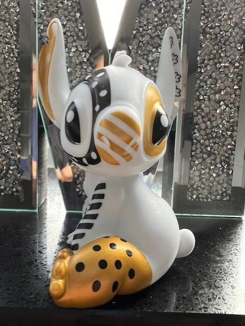 DISNEY STITCH BLACK Gold Midus Magical Wonder Ornament Adorable £14.99 ...