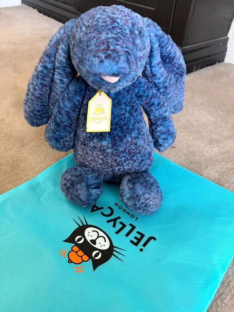 AUTHENTIC JELLYCAT HOPSCONE Luxe Bunny BNWT! GOLD TAG *Sold Out* 💙 ...