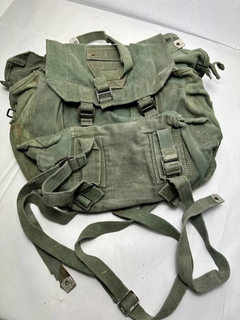 ORIGINAL WW2 BRITISH Army 44 Pattern Haversack / Small Pack £22.00 ...