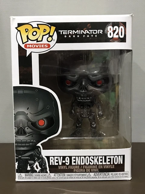FUNKO POP! TERMINATOR - REV-9 ENDOSKELETON #820 IMPERFECT BOX! EUR 5,90 ...