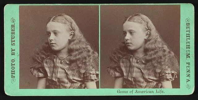 GEMS OF AMERICAN life portrait of a girl Old Photo 1 EUR 6,65 - PicClick FR