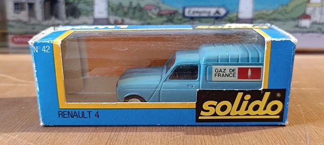 RENAULT 4L FOURGONNETTE GDF Solido 1/43 EUR 11,90 - PicClick FR
