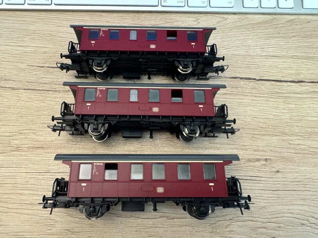 3 X H0 Roco 54229 Kit de Montage DB Voitures 1 Classe Top Zustand Ohne ...