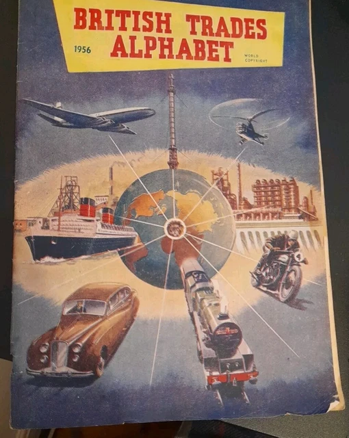 BRITISH TRADES ALPHABET magazine 1956 - Vintage £2.48 - PicClick UK