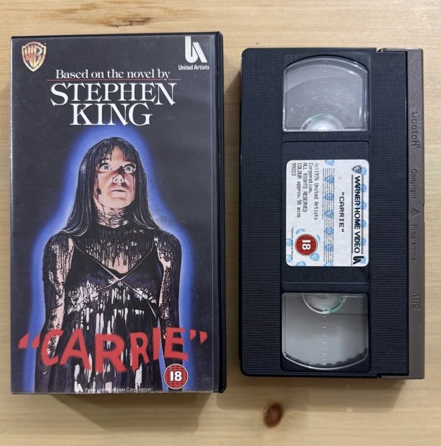 CARRIE VHS PAL - Stephen King - 1988 Release - GOOD CASE - Mouldy ...