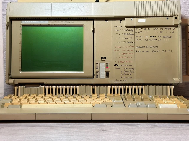 AMSTRAD PPC512 VINTAGE Portable Computer With Power Supply £83.00 ...