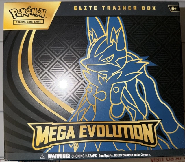 POKÉMON TCG MEGA Evolution Lucario ETB Elite Trainer Box NEW $139.49 ...