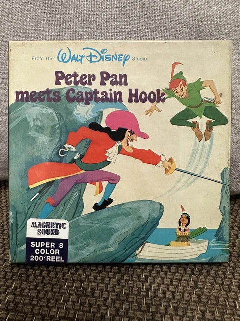 SUPER 8 FILM, PETER Pan Meets Captain Hook Walt Disney Colour with ...