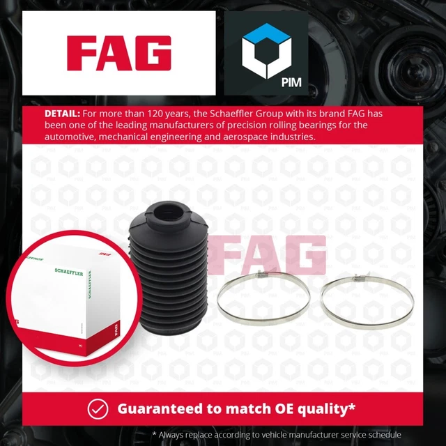 STEERING RACK BOOT fits VW JETTA Mk1, Mk2 78 to 92 Gaiter Bellow FAG ...
