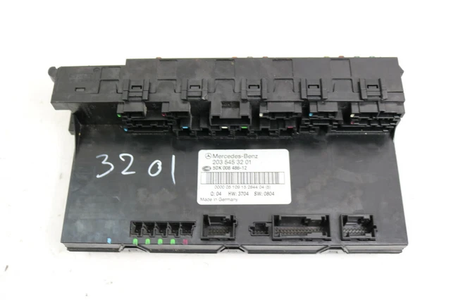 MERCEDES BENZ W203 W209 FRONT FUSE SAM BOX control unit relay ...