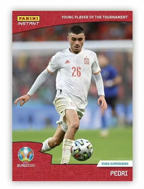 PANINI INSTANT EURO 2020 / 21 - Pedri Young Player of the Tournament ...