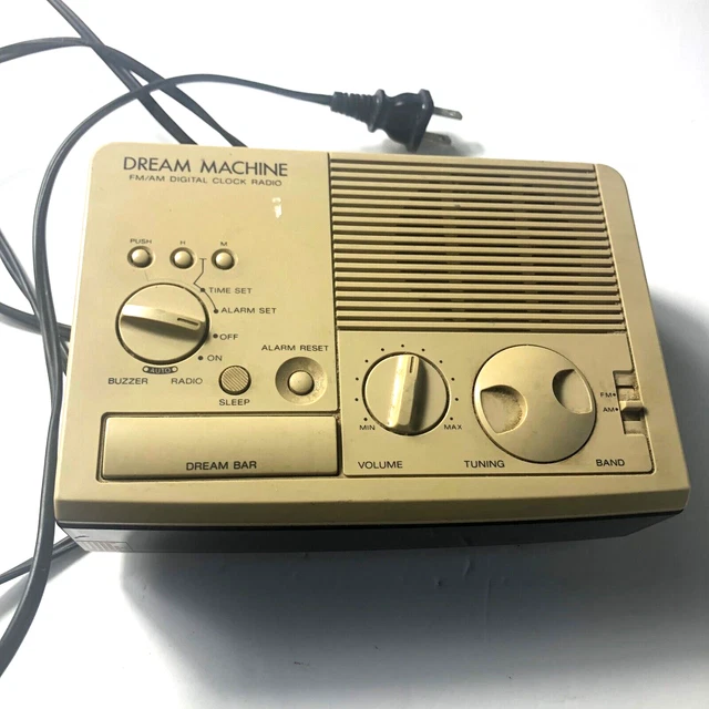 SONY DREAM MACHINE AM/FM Radio Alarm Clock, Model ICF-C5W, Works great ...