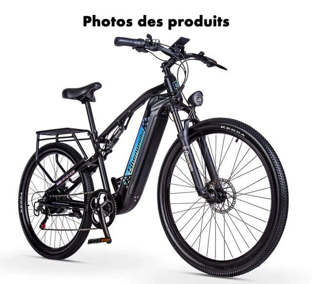 27.5& VTT 500W Vélo électrique Avant et arrière 17.5AH Samsung Mountain E-Bike EUR 1.438,80 ...