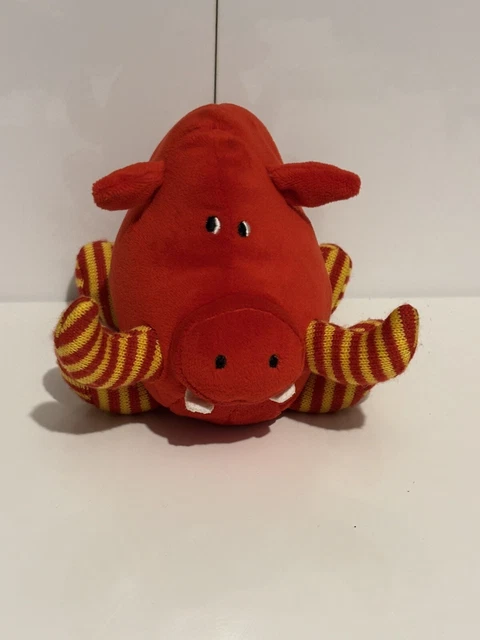 JELLYCAT BOINGY RED Thing Warthog Pig Plush Soft Toy 5" (with Sound) £ ...