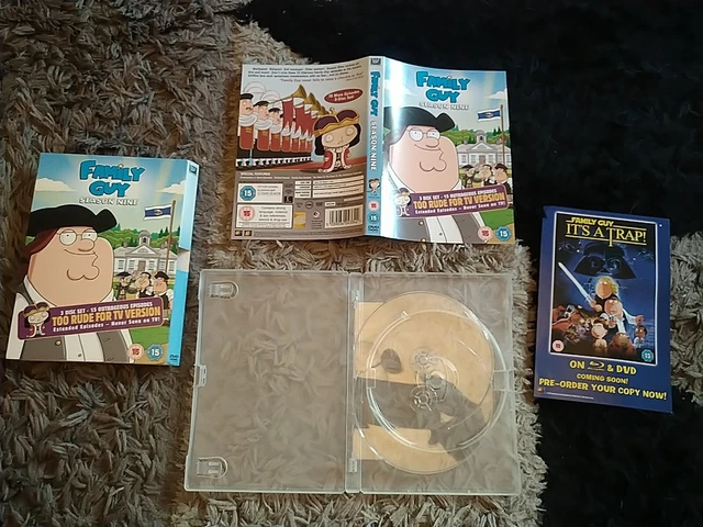 FAMILY GUY SEASON 9 - Replacement Case + Artwork+Inlay..no Discs £1.75 ...