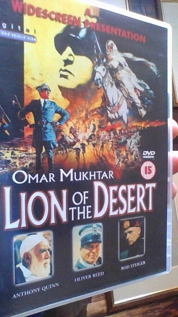 OMAR MUKHTAR - Lion Of The Desert DVD - Anthony Quinn Oliver Reed & Rod ...