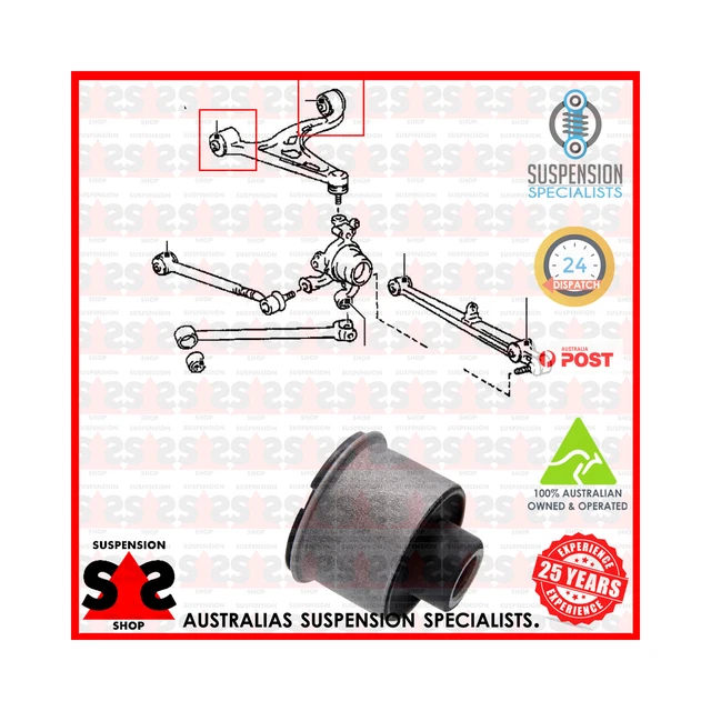 REAR AXLE UPPER Mounting, Control/Trailing Arm Suit TOYOTA Supra 3.0 i Bi-Turbo EUR 29,39 ...