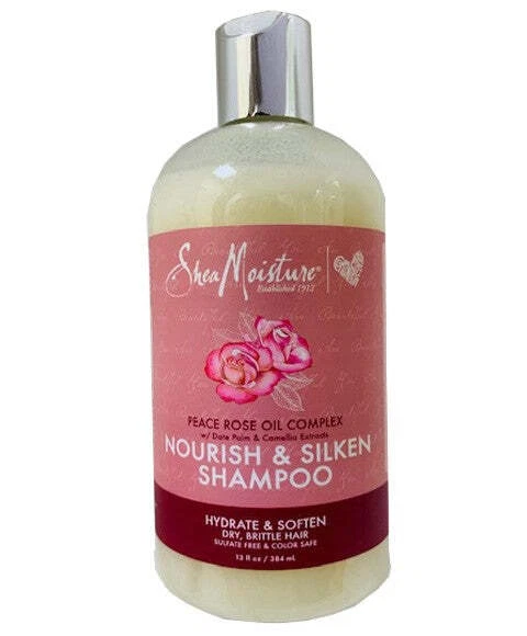 SHEA MOISTURE PEACE Rose Oil Complex Nourish And Silken Shampoo £12.95 ...