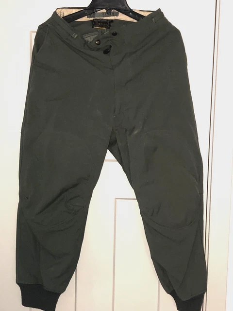 1940 / 50'S All Wool Flight Pants Flying Trousers Type E-18 Cinch Back ...