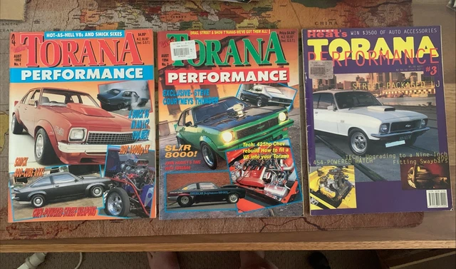 3 X TORANA Performance Car Magazines Holden Street Heat’s $40.00 ...