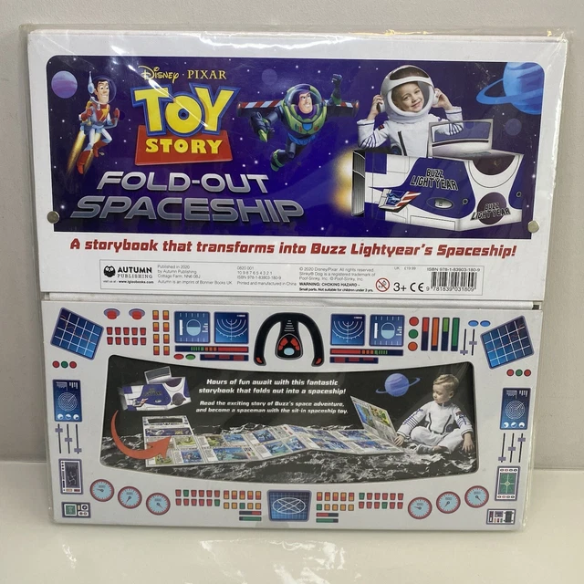DISNEY PIXAR TOY Story Buzz Lightyear Fold Out Spaceship by Igloo Books ...