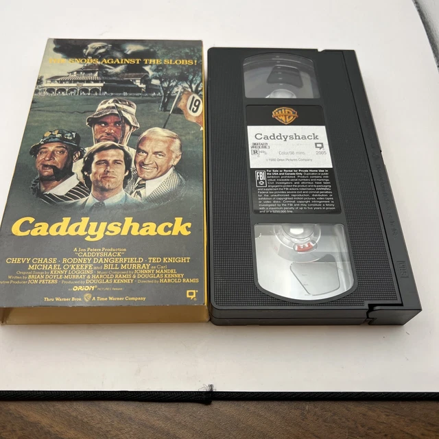 CADDYSHACK 1990 VERSION VHS Tape Chevy Chase Bill Murray Rodney ...